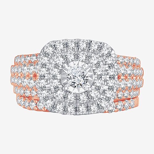 Click here for Womens 2 CT. T.W. Natural White Diamond 10K Gold C... prices