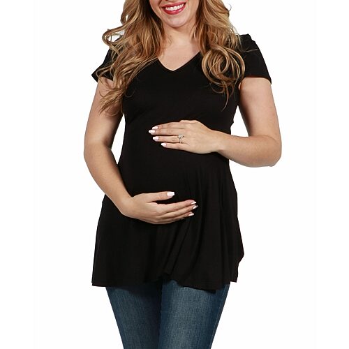 Click here for 24/7 Comfort Apparel Cap Sleeve Soft Flare Hem Tun... prices
