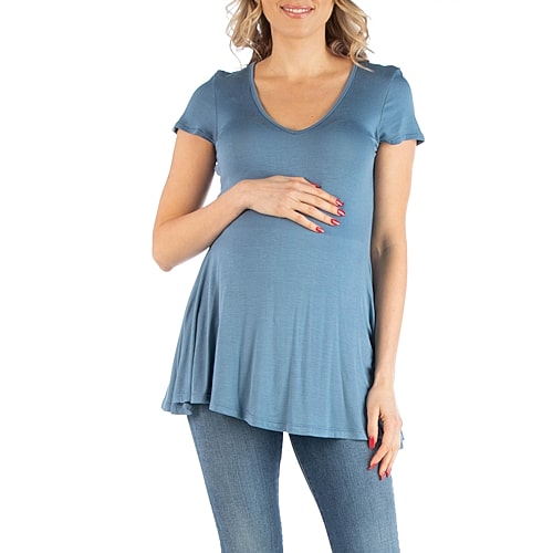Click here for 24/7 Comfort Apparel Cap Sleeve Soft Flare Hem Tun... prices