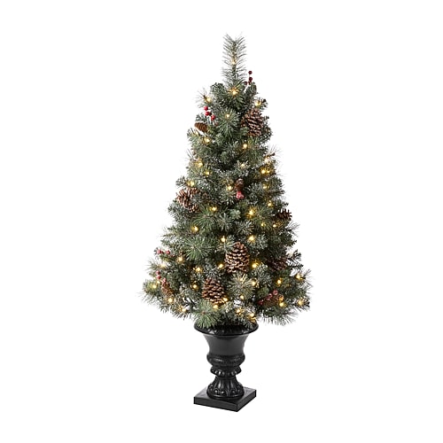 Click here for Glitzhome 4 Foot Pine Christmas Tree  One Size  Gr... prices