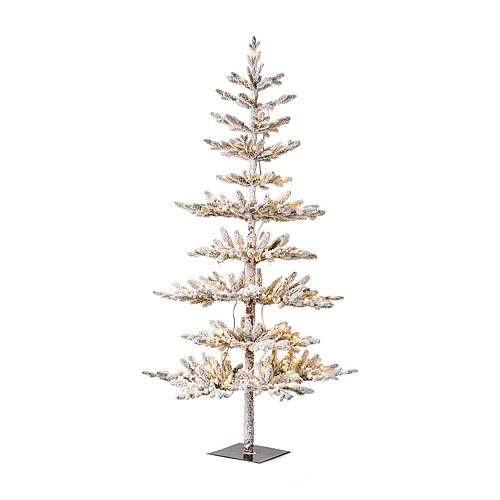 Click here for Glitzhome 6 Foot Pre-Lit Pine Christmas Tree  One... prices