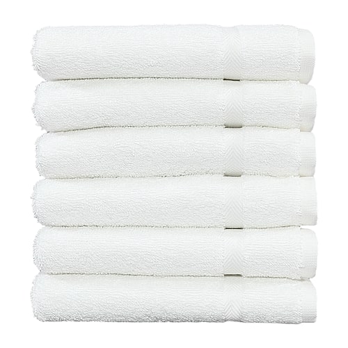 Click here for Linum Home Denzi 6-Pc. Washcloth Set - White prices