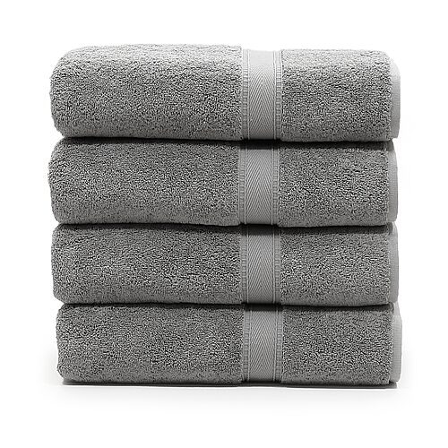 Linum Home Sinemis 4-Pc. Bath Towel Set - Dark Grey