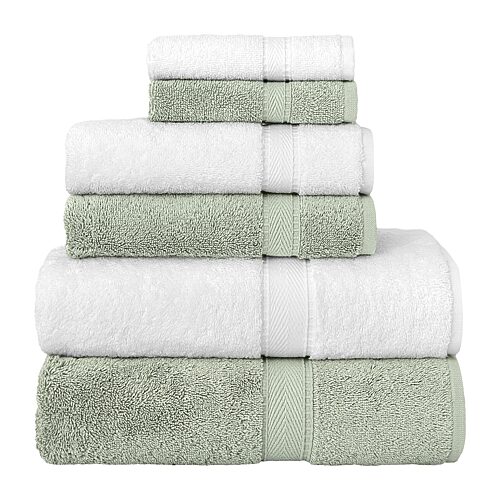 Click here for Linum Home Sinemis Terry 6-Pc. Towel Set - Green a... prices