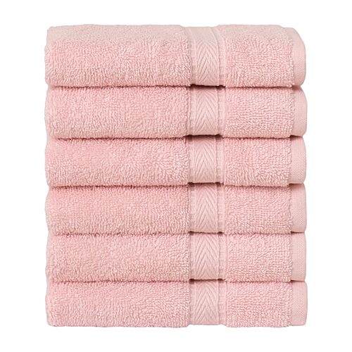 Linum Home Sinemis 6-Pc. Terry Washcloth Set - Pink