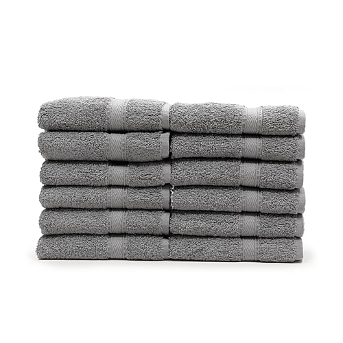Click here for Linum Home Sinemis 12-Pc. Washcloth Set - Dark Gre... prices