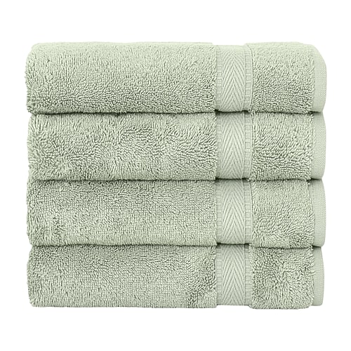Click here for Linum Home Sinemis 4-Pc. Hand Towel Set - Green prices