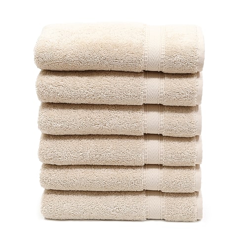 Linum Home Sinemis 6-Pc. Terry Hand Towel Set - Beige