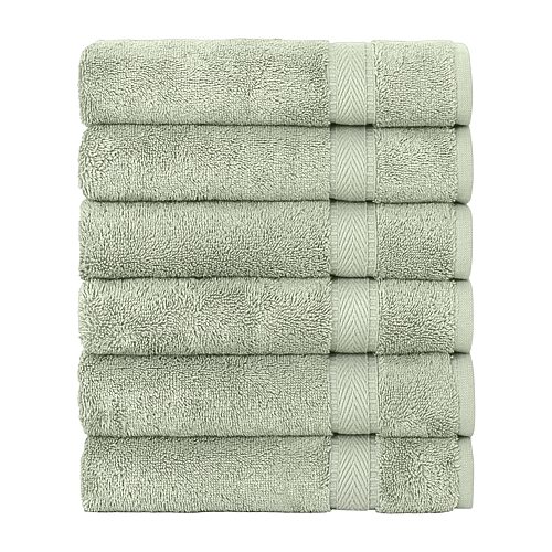 Linum Home Textiles Sinemis Terry 6-pc. Hand Towel  One Size  Green