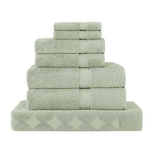 Linum Home Sinemis Terry 7-Pc. Towel Set - Green