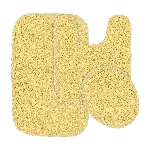 Click here for Garland Rug Jazz 3-pc. Bath Rug Set  One Size  Yel... prices