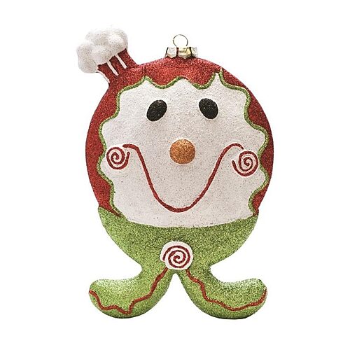 Click here for 9 Red and Green Glittered Shatterproof Gingerbread... prices