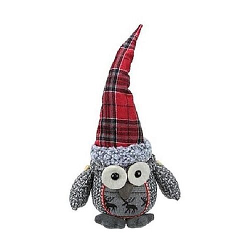Click here for 16.75 Red and Gray Traditional Owl Christmas Table... prices