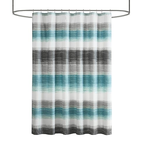 Click here for Madison Park Essentials Saben Stripe Print Shower... prices