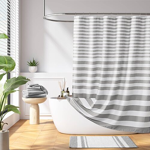 Click here for Madison Park Ariana Ombre Waffle Shower Curtain  O... prices
