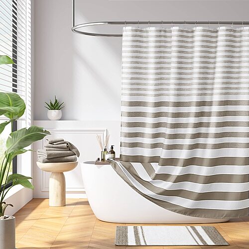 Click here for Madison Park Ariana Ombre Waffle Shower Curtain  O... prices