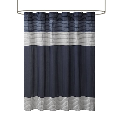 Click here for Madison Park Amherst Faux Silk Shower Curtain  72... prices