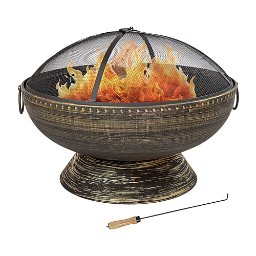 Click here for Outdoor Camping or Backyard Large Fire Pit Bowl wi... prices