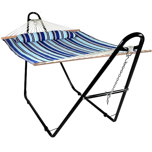 Click here for Double Quilted Fabric Hammock with Universal Steel... prices
