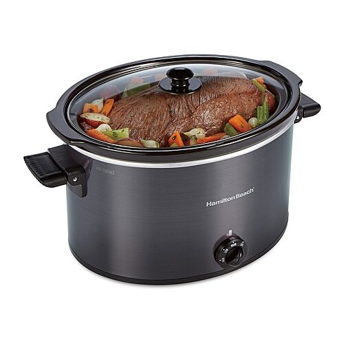 Hamilton Beach Slow Cooker 10 Quart Capacity - 33191G - Black