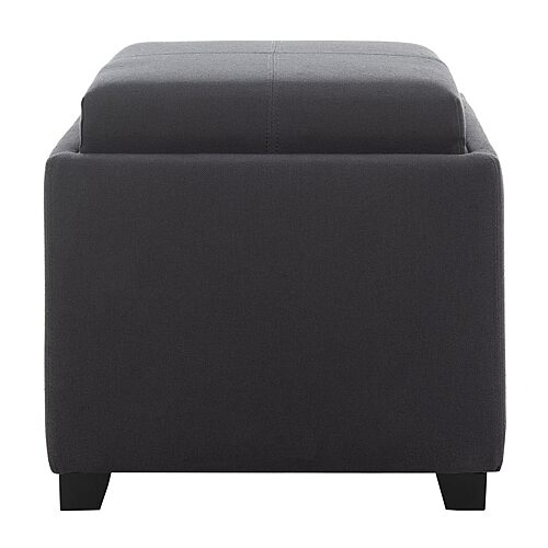 Click here for Harrison Tray Storage Ottoman  One Size  Gray prices