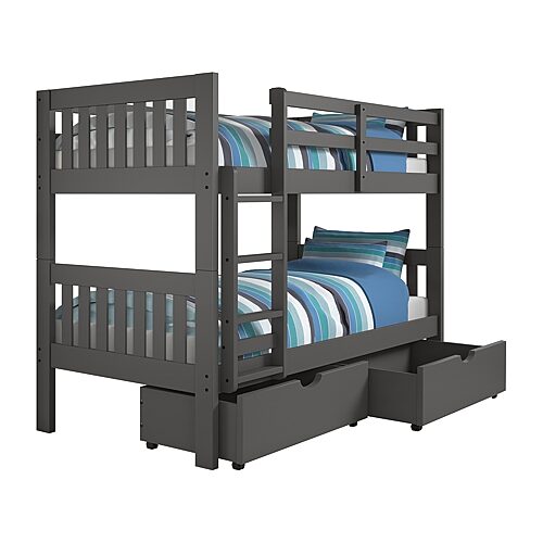 Click here for Austin Mission Twin over Twin Bunk Bed with Dual U... prices