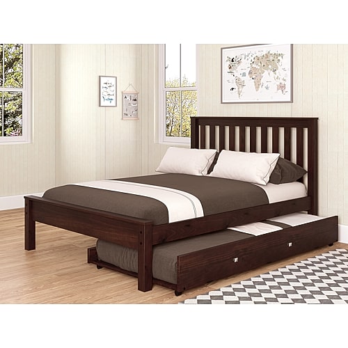 Click here for Contempo Full Bed With Trundle  One Size  Brown prices