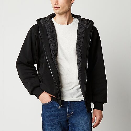 Click here for Victory Mens Fleece Hooded Midweight Jacket  X-lar... prices