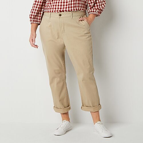Click here for St. Johns Bay Plus Womens Relaxed Fit Girl Friend... prices