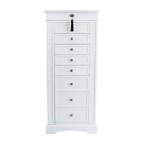Click here for Mele & Co Olympia Wooden Jewelry Armoire in Finish... prices
