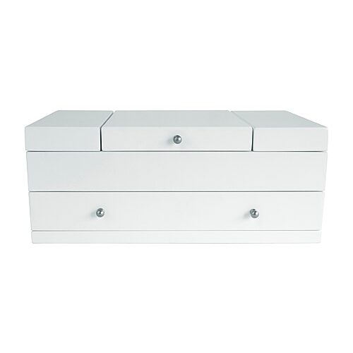 Click here for Mele Co. Everly Wooden Triple Lid Jewelry Box in W... prices
