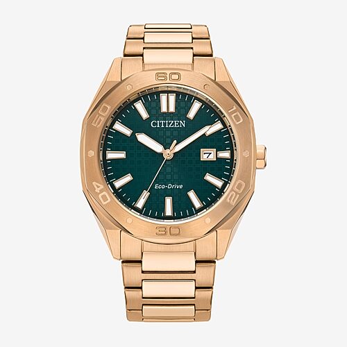 Click here for Citizen Eco-Drive Mens Weekender Sport Rose Gold-T... prices