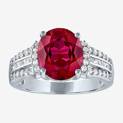 Click here for Womens Gemstone Sterling Silver Oval Cocktail Ring... prices