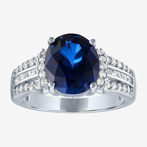 Click here for Womens Gemstone Sterling Silver Oval Cocktail Ring... prices