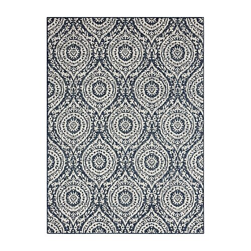 Click here for Nicole Miller Country Zoe Damask Outdoor Rectangul... prices