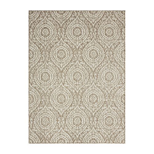 Click here for Nicole Miller Country Zoe Damask Outdoor Rectangul... prices