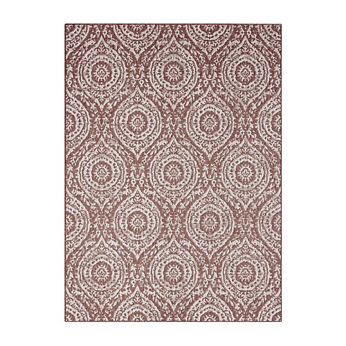 Click here for Nicole Miller Country Zoe Damask Outdoor Rectangul... prices
