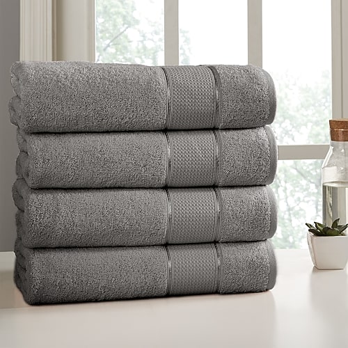 Click here for Spunloft 4-pc. Bath Sheet  One Size  Black prices