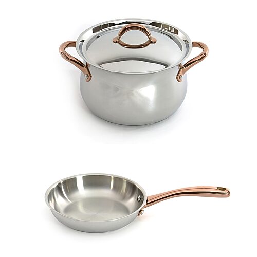 Click here for BergHOFF Ouro Gold 3pc 18/10 Stainless Steel Start... prices