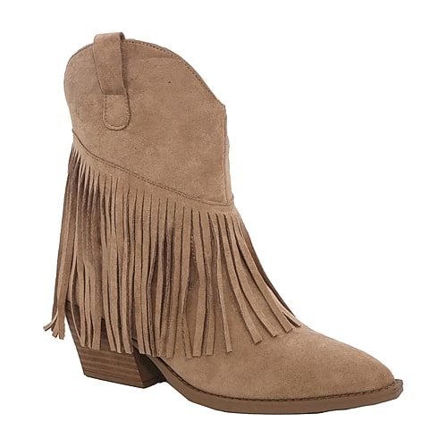 Click here for Yoki Womens Block Heel Booties  9 Medium  Beige prices