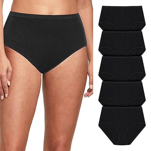 Click here for Hanes Ultimate 5-Pack ComfortSoft Brief Panties Un... prices