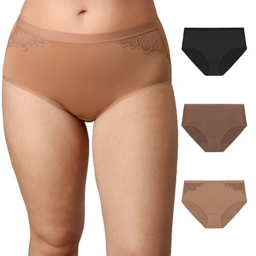 Click here for Playtex 3-Pack Microfiber Full Coverage Hipster Un... prices