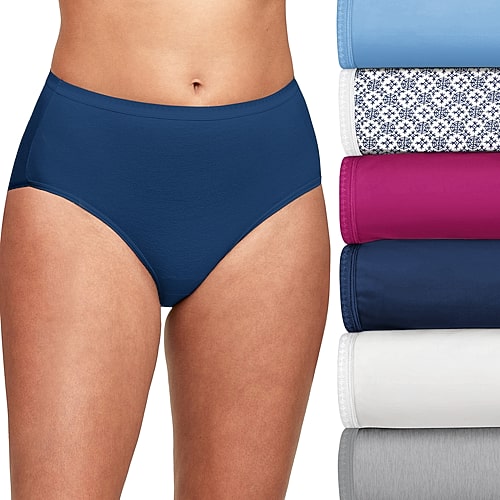Click here for Hanes Ultimate 6-Pack Breathable Cotton Brief Unde... prices