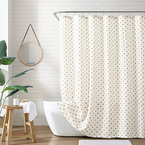 Click here for Peri Home Block Print Gauze Shower Curtain prices