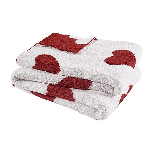 Click here for Truly Soft Cozy Hearts Reversible Throw Blanket prices