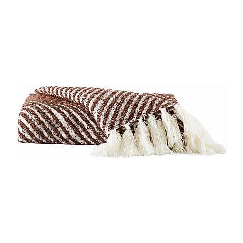 Click here for Brooklyn Loom Diagonal Chenille Stripe Throw prices