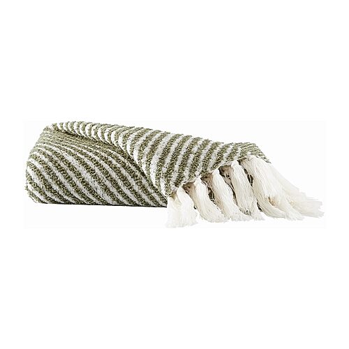 Click here for Brooklyn Loom Diagonal Chenille Stripe Throw prices