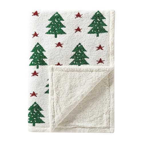 Click here for Truly Soft Cozy Tree And Star Throw  One Size  Whi... prices