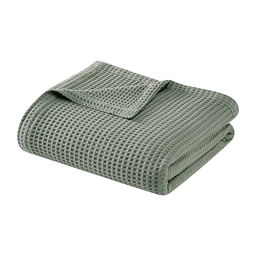 Click here for Cannon Heritage Cotton Waffle Throw Blanket prices