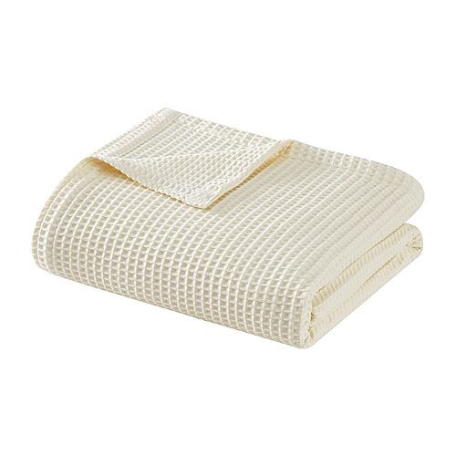 Click here for Cannon Heritage Cotton Waffle Throw Blanket prices
